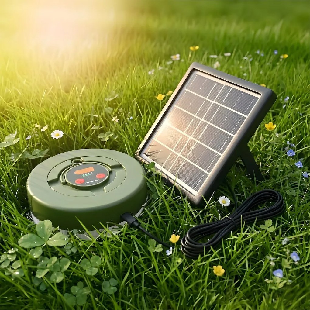 Solární LED světelný řetěz Corda, 9000k + 3000k, 8m