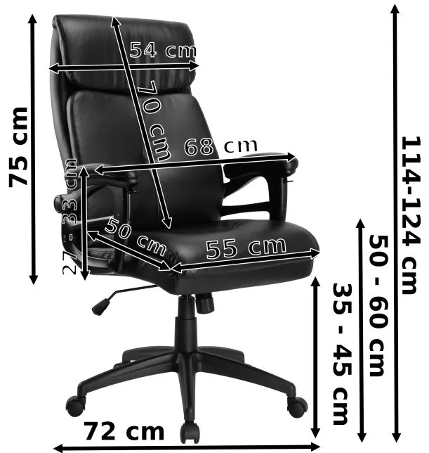 Kancelářská židle CONCORD 2.0 černá