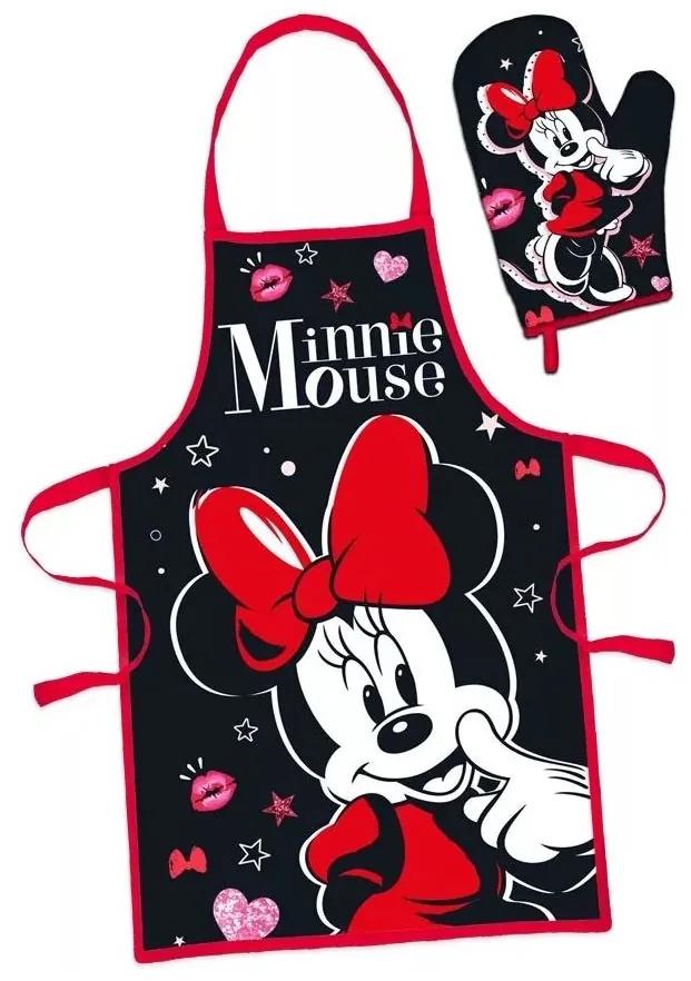 Dámská zástěra s chňapkou Minnie Mouse - Disney | BIANO