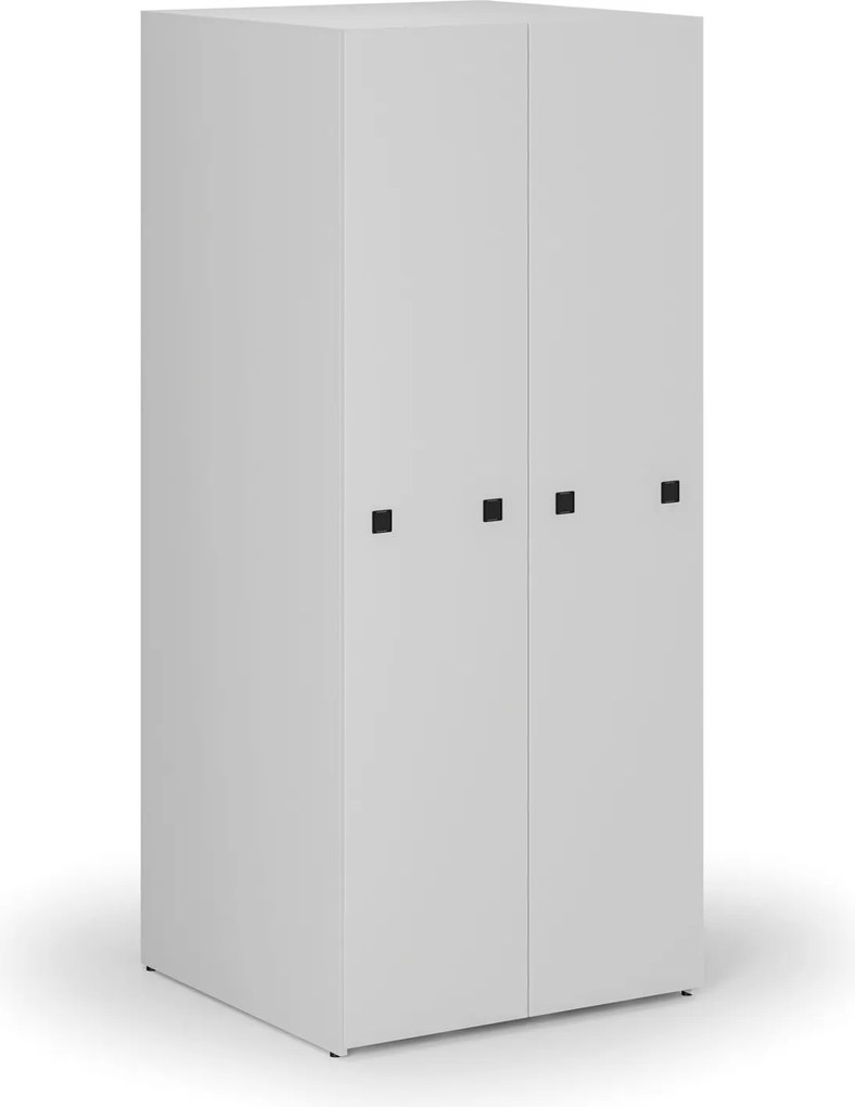 Velkokapacitní skříň s výsuvnými regály, 841 x 846 x 2000 mm, šedý