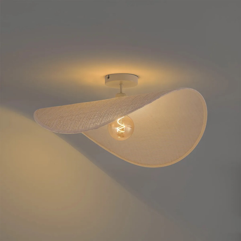 Moderní stropní svítidlo béžové 65 cm - Hat