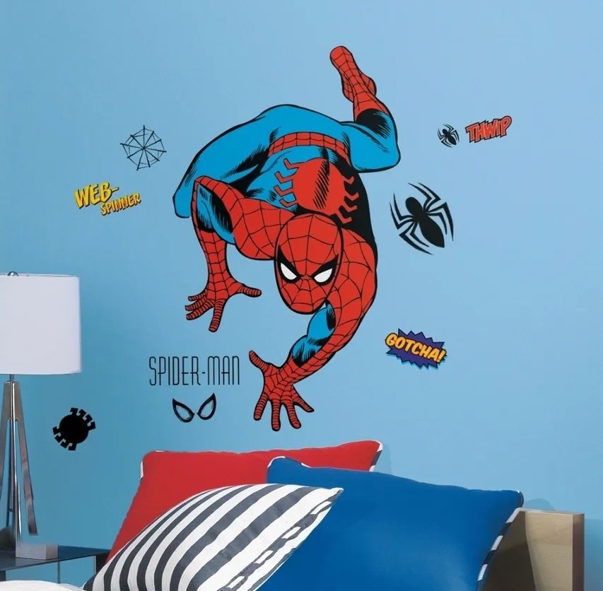 Samolepky na zeď. Dekorace Amazing Spiderman