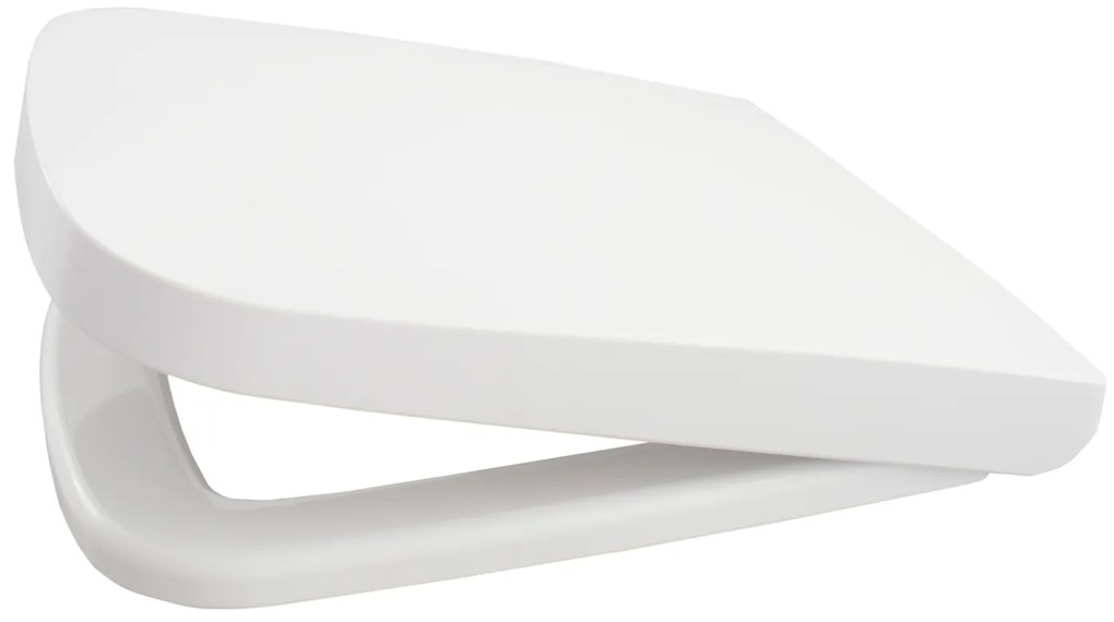 Gamma Viana, toaletní WC deska s pomalým zavíráním, duroplast, EasyClean, bílá lesklá, GMA-D6