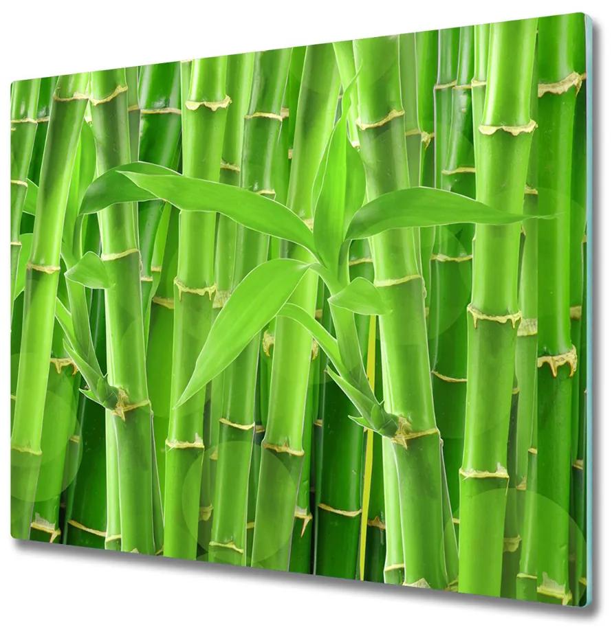 Skleněná krájecí deska bambusy