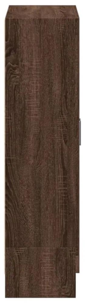 Petromila Knihovna hnědý dub 82,5 x 30,5 x 115 cm kompozitní dřevo