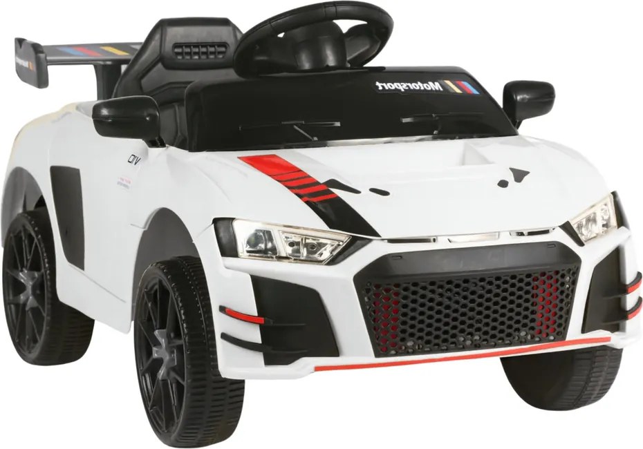 LEAN CARS Elektrické vozidlo na baterie 915 bílé