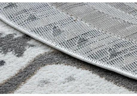 Dywany Luszczow Kulatý koberec FUN Land pro děti, ulice, vesnice - krém Rozměr koberce: 120 cm KRUH