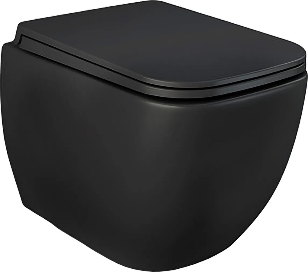 RAK Ceramics Metropolitan Závěsné WC, 34,5 × 34 × 52,5 cm, bez splachovacího kruhu
