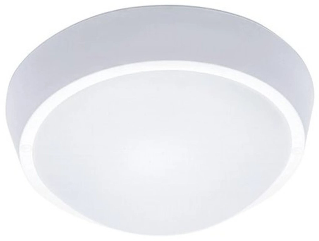 Bílé LED stropnínástěnné svítidlo 18W IP65