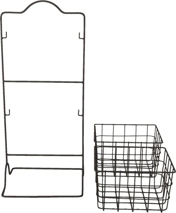 Dva kovové koše - 57 cm