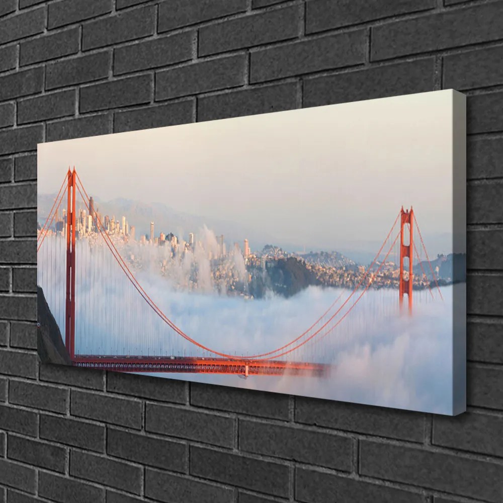 Obraz na plátně Mosty Architektura 120x60 cm