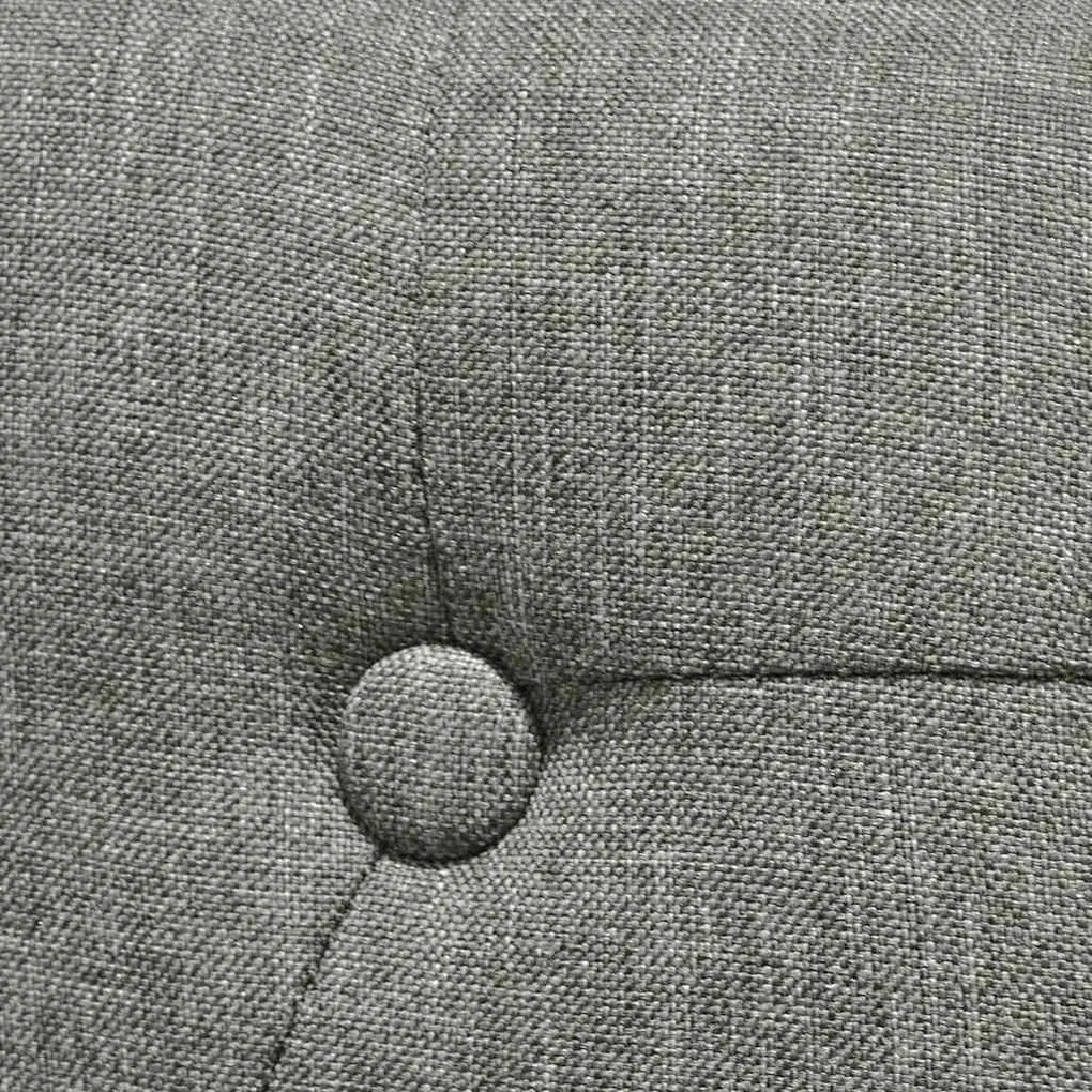Jídelní židle 4 ks šedé textil 242224