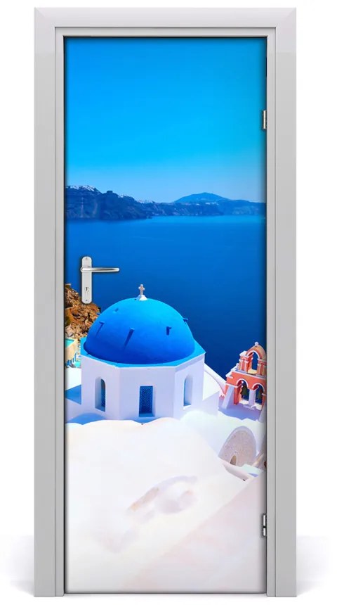 Fototapeta samolepící na dveře Santorini Řecko 85x205 cm