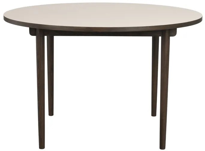 ROWICO Jídelní stůl FAIRMOUNT hnědý ⌀120 cm