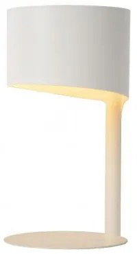 LUCIDE KNULLE Table Lamp E14 H28,5 D15 cm White stolní lampa
