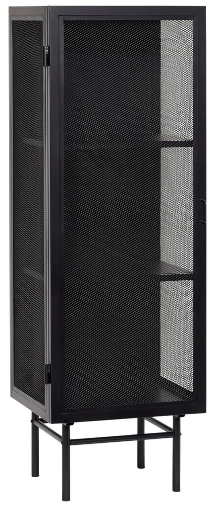 Hübsch Kovový kabinet EDGE černý 20609