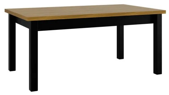 Konferenční stolek Kolir I, Barva dřeva: sonoma-L, Barvy nožiček: černá
