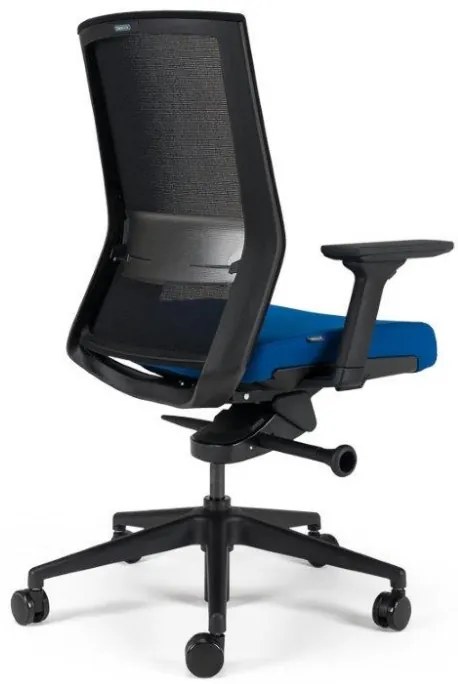 Kancelářská ergonomická židle BESTUHL S27 BLACK — více barev, snímatelný potah Černá