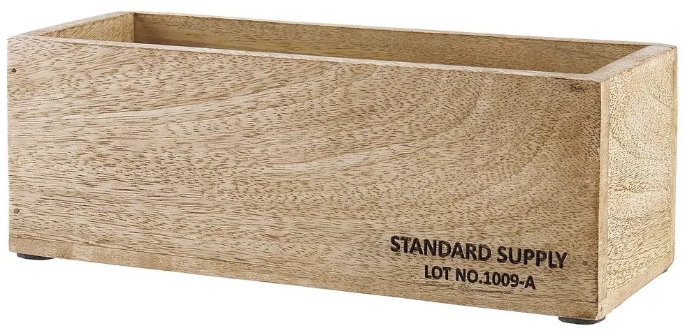 STANDARD SUPPLY Dřevěná bedýnka 28 cm