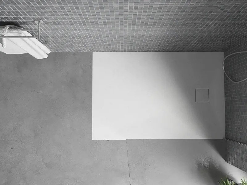 Mexen Bert obdélníkový sprchový kout SMC 100 x 80 cm, bílý - 4K108010