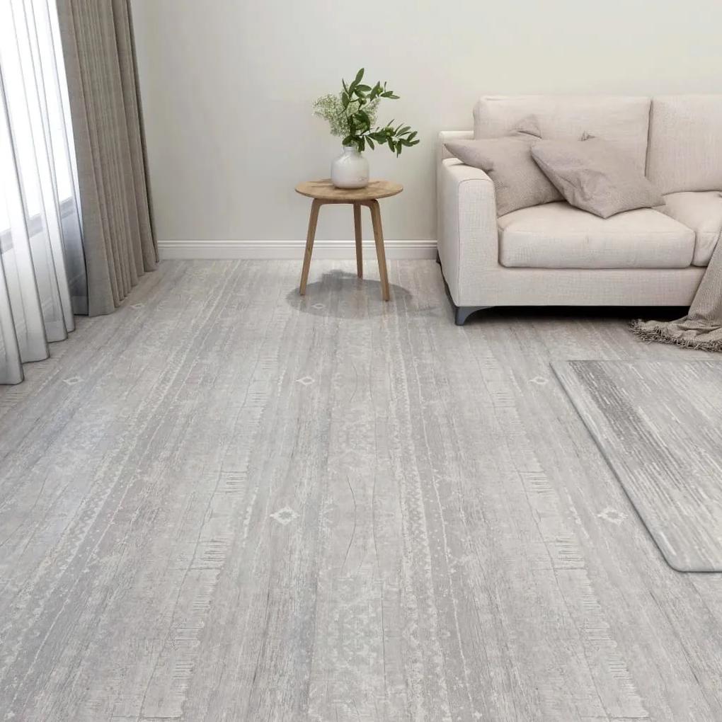vidaXL Samolepicí podlahové desky 55 ks PVC 5,11 m² [144872] Barva: bílá a barva dřeva