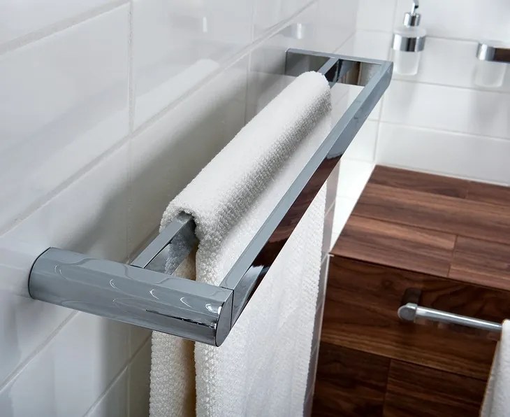 BISK Erga Futura, 1řadý věšák na ručníky 460 mm, chromová, ERG-02993