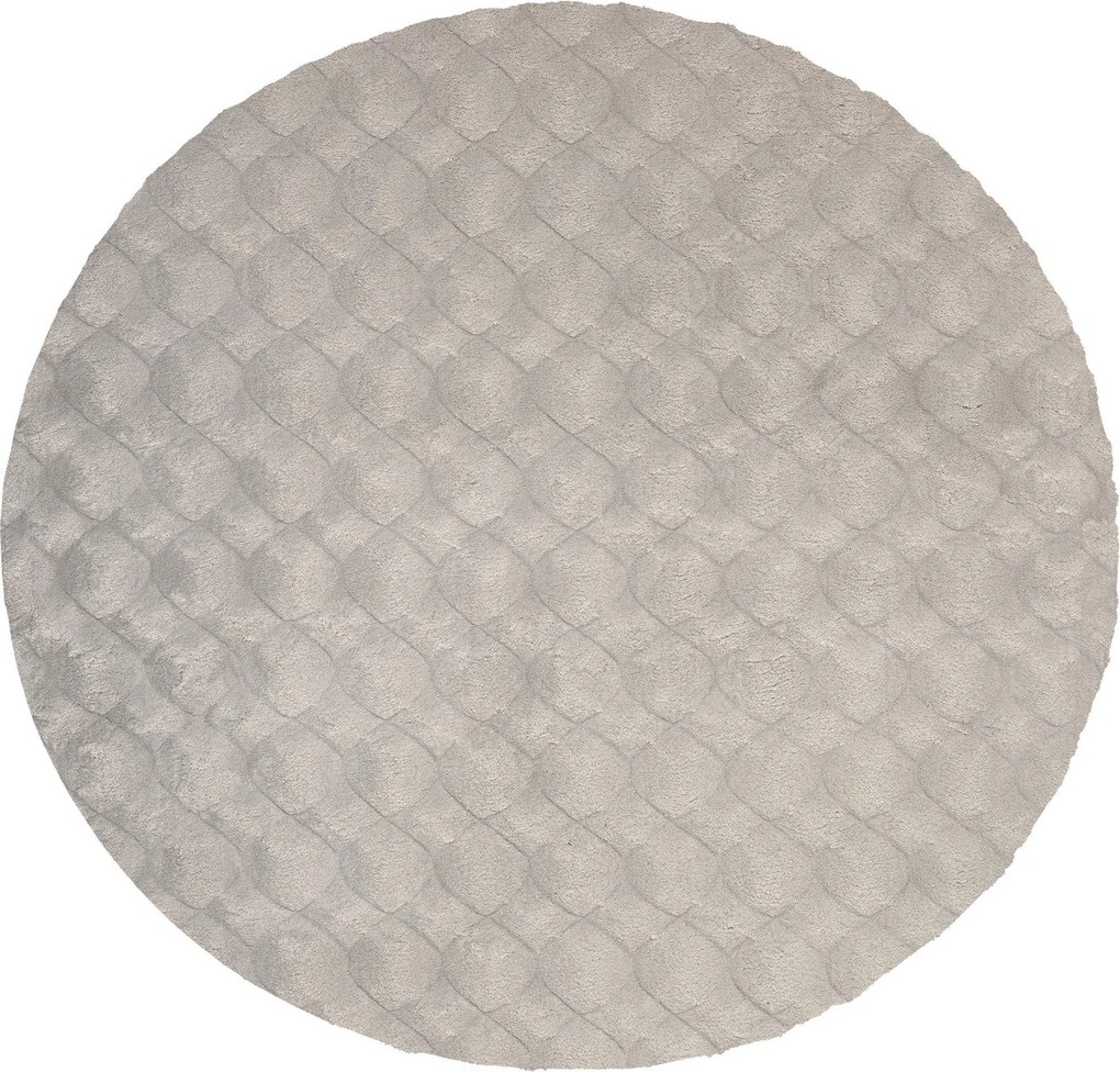 XXXLutz KOBEREC S VYSOKÝM VLASEM, 120/120 cm šedá Kayoom - Online Only koberce & rohožky - 005937146705