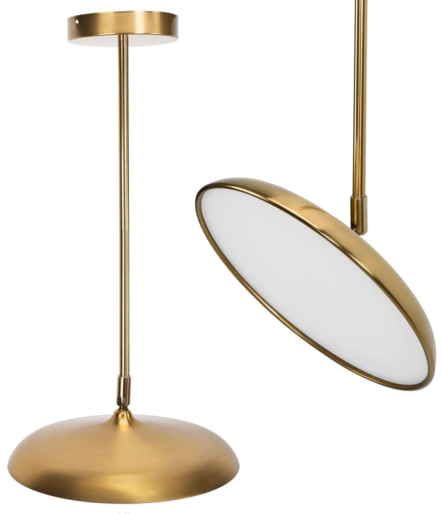 Toolight Toolight, LED stropní svítidlo APP1281-CP Gold, zlatá lesklá, OSW-05183