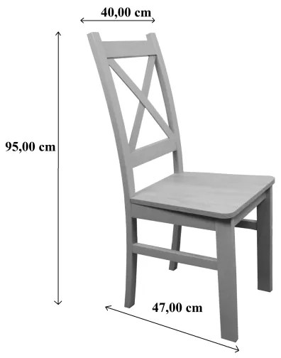 Jídelní židle NATE bílá