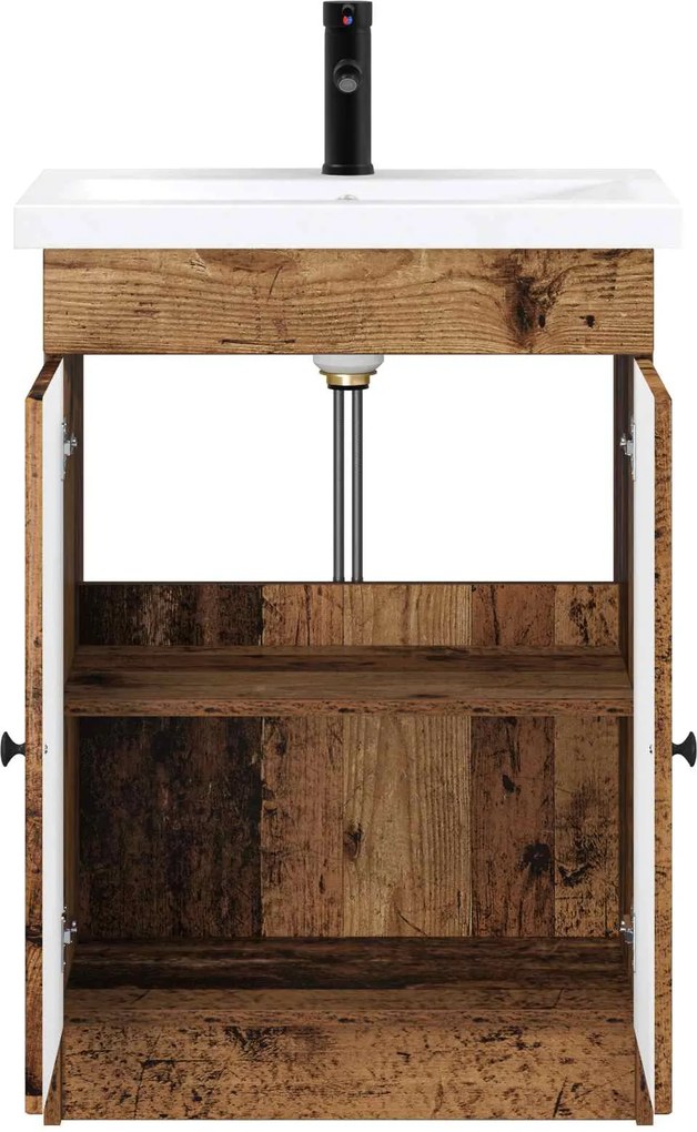 Sada koupelnového nábytku Staré dřevo 78,5 x 37,5 x 81 cm 3404202
