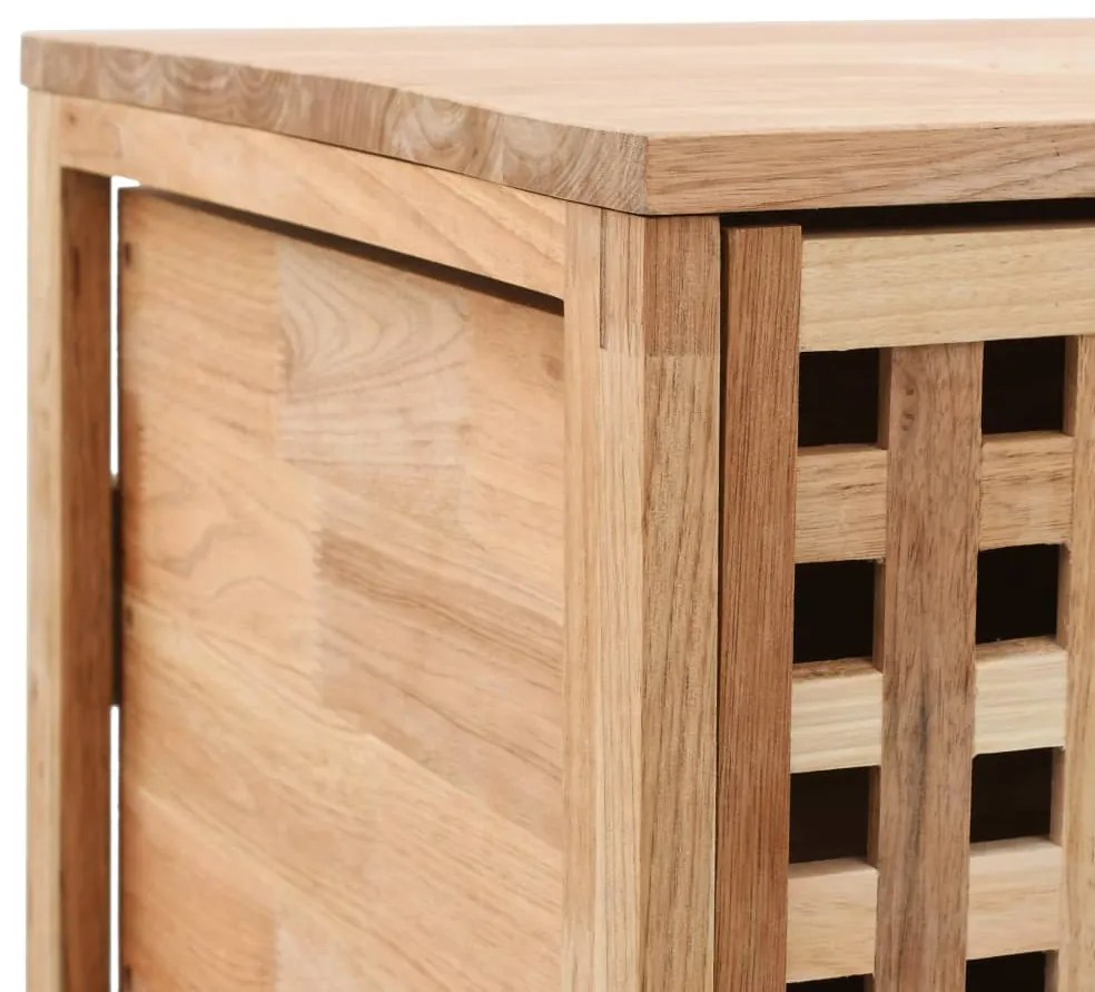 Koupelnová skříňka - masivní ořechové dřevo | 41x41x91 cm