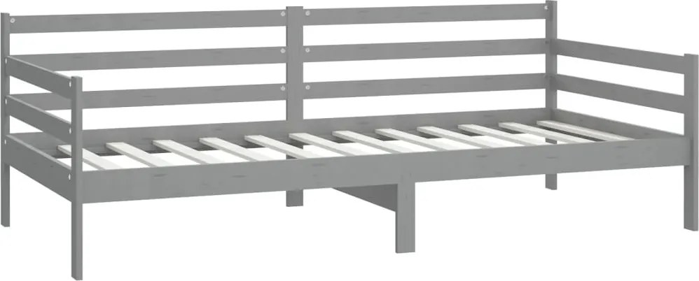 vidaXL Denní postel s matrací 90 x 200 cm masivní borové dřevo [3083601] Barva: Bílá