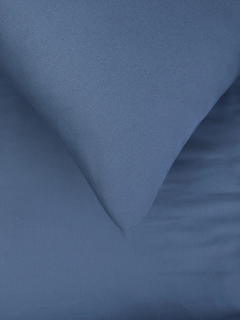 MK Lůžkoviny Saténové povlečení - Diana námořnicky modré 140 × 200 cm, 70 x 90 cm