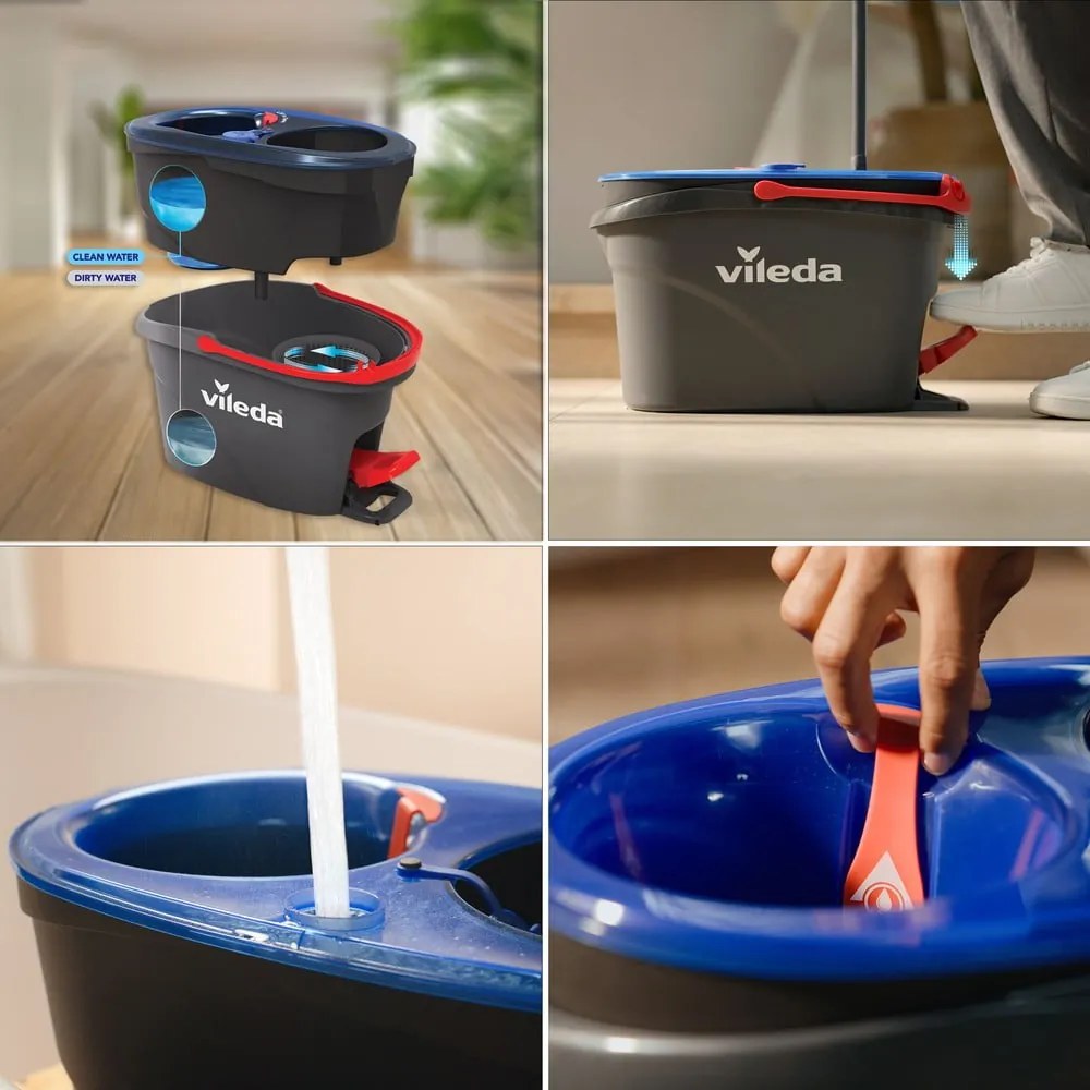 Rotační mop s kbelíkem H2PrO – Vileda