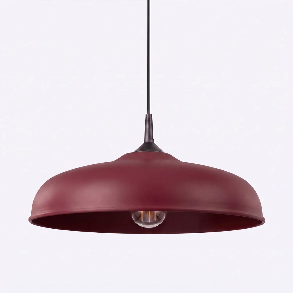 Sollux Lighting Závěsné svítidlo GINA bordó