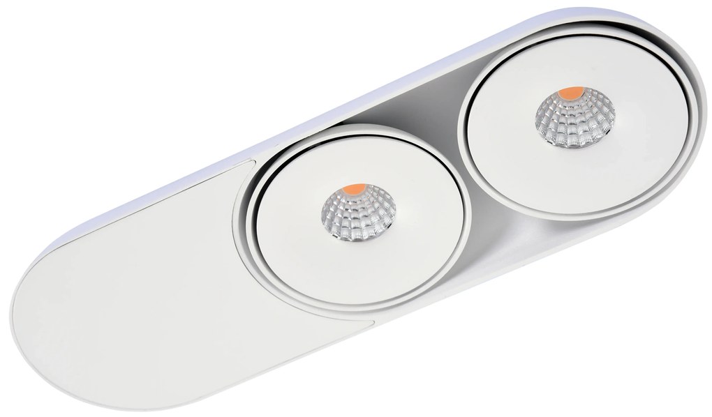 LED bodové světlo Toronto 2 bílé