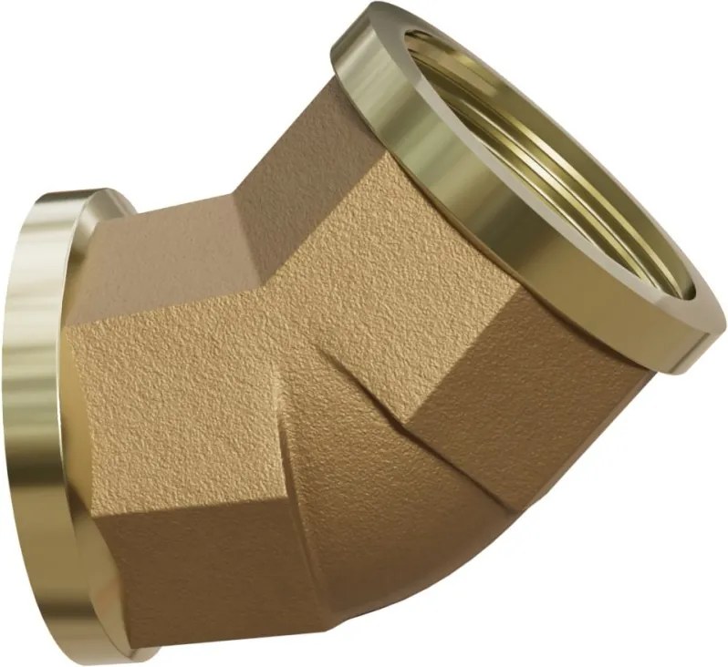 Mexen BRASS koleno 45° mosazné 1/2 GW x 1/2 GW - W97424-1212