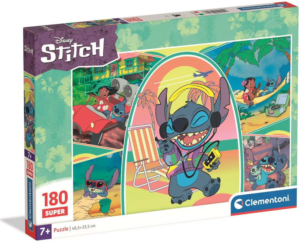 Clementoni - Puzzle 180 Super Stitch