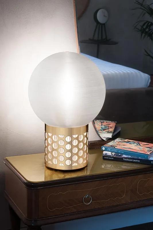 SLAMP: ATMOSFERA stolní lampa SLAMP: Barva: Zlatá, Velikost: Small