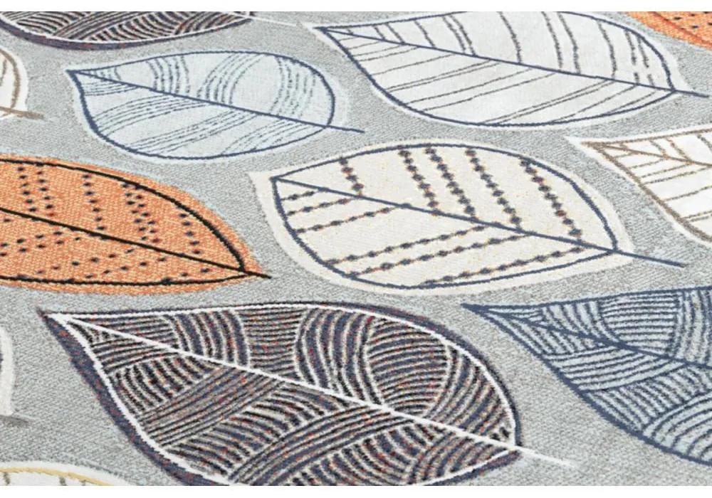 Kusový koberec Barevné listy šédý 180x270cm