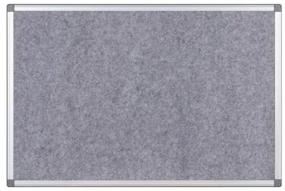 Textilní nástěnka, šedá, 1800 x 1200 mm