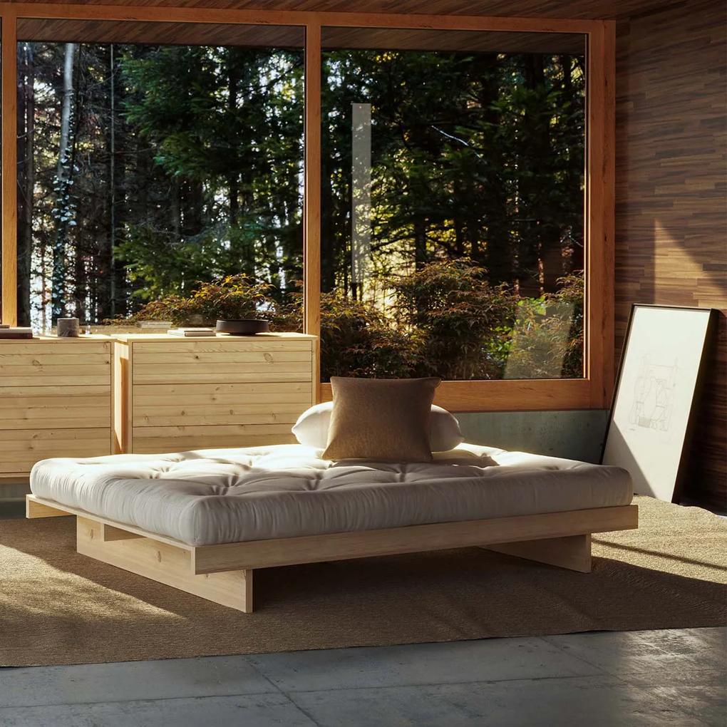 Dřevěná postel Kanso – 140 – Raw 140 × 200 cm KARUP DESIGN