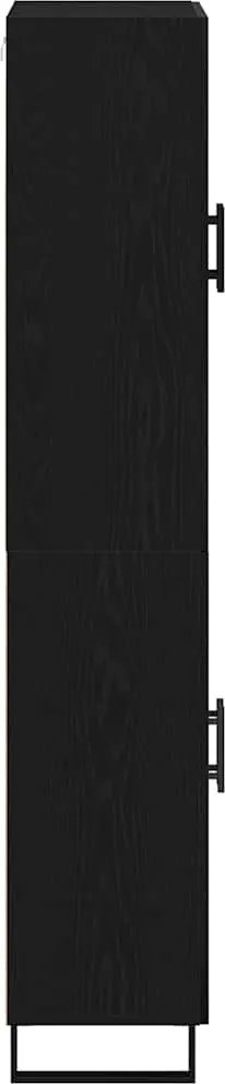 Vysoký bufet 2 ks Černý dub 69,5 x 34 x 180 cm 3333104