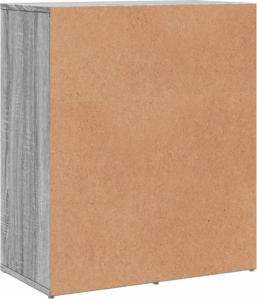 Příborníky 2 ks šedé sonoma 60 x 31 x 70 cm kompozitní dřevo 3276558