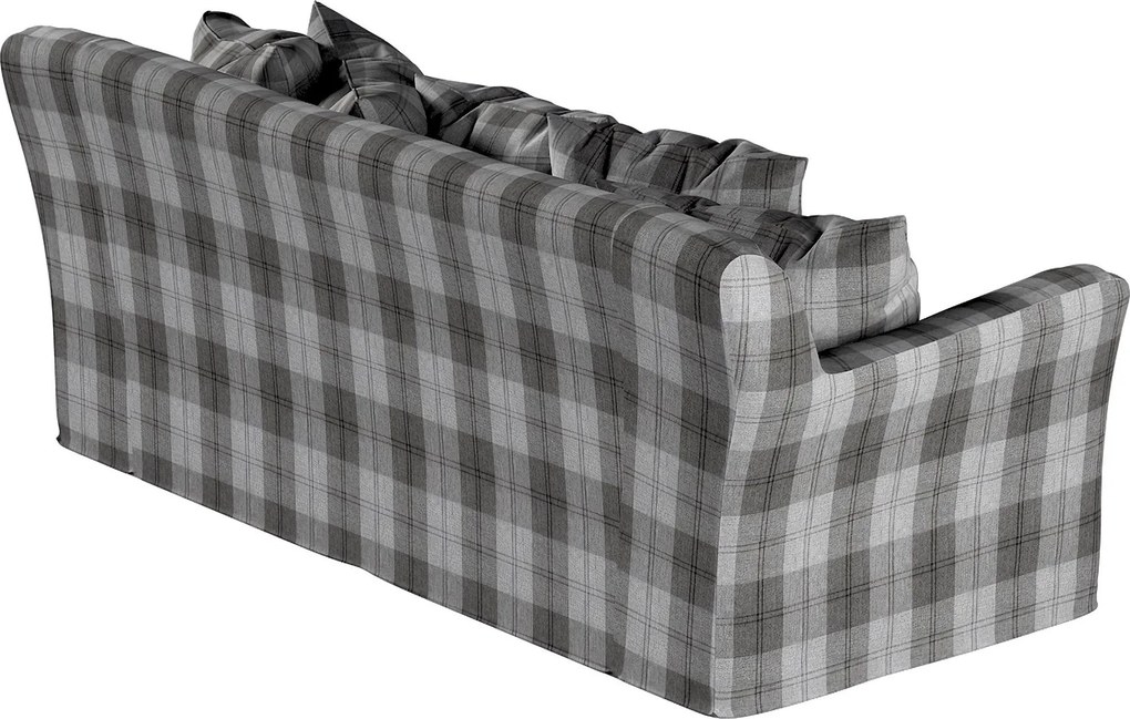 Potah na pohovku IKEA Tomelilla rozkládací barva šedá látka pletený vzor, vzorované