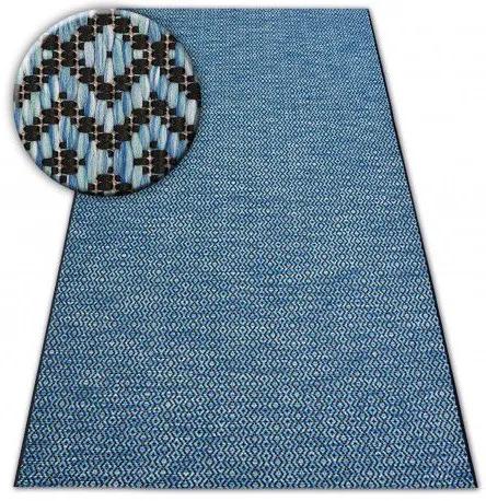 koberec SISAL LOFT 21144 modrý/černý/stříbrný velikost 200x290 cm | krásné koberce cz