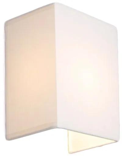 Venkovská nástěnná lampa bílá - Vete