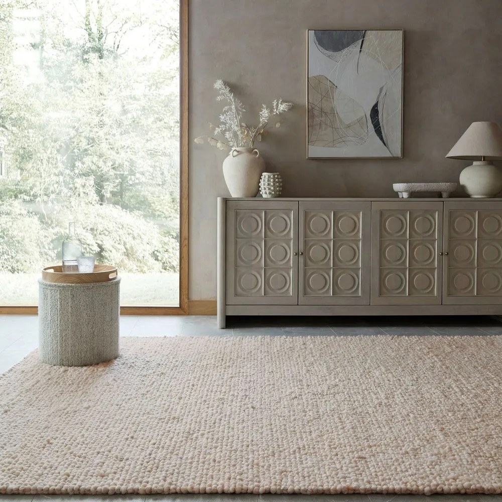 Krémový ručně tkaný koberec 200x290 cm Finley – Flair Rugs