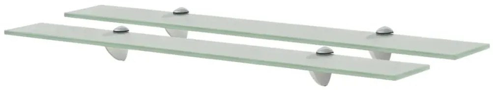 Plovoucí police 2 ks sklo 70 x 20 cm 8 mm 3051538