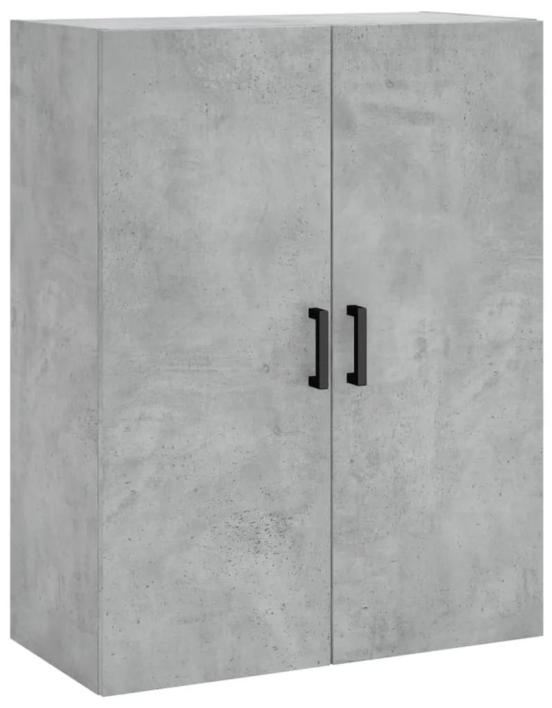 Skříň highboard betonově šedá 69,5x34x180 cm kompozitní dřevo,  3196015